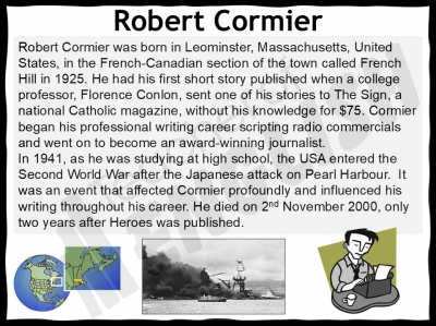 Heroes by Robert Cormier teaching resources unit of work