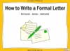 How to Write a Formal Letter - KS3 teaching resources unit of work