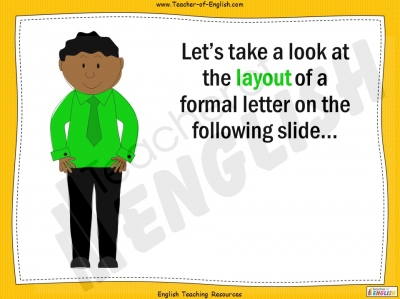 How to Write a Formal Letter - KS3 teaching resources unit of work