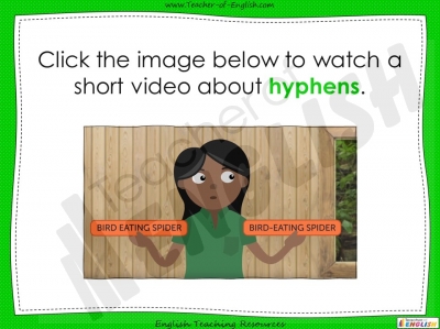 Hyphens to Avoid Ambiguity - Year 5 and 6 teaching resources lesson