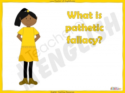Introducing Pathetic Fallacy - Year 5 and 6 teaching resources KS2 lesson