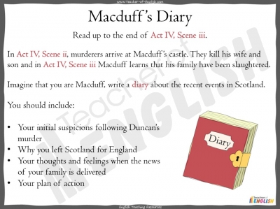 Macbeth - Act 4 teaching resources lesson