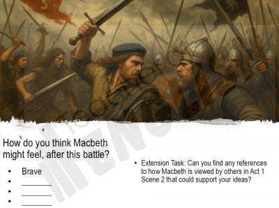 Macbeth - Context and Tension teaching resources lessons