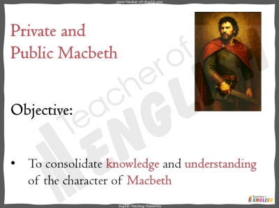 Macbeth - Is this a dagger which I see before me teaching resources lessons