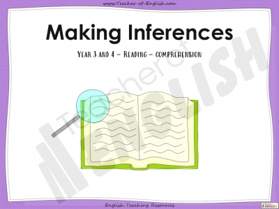 Making Inferences - Year 3 and 4 teaching resources lesson