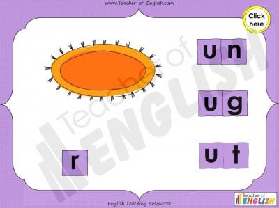 Making Words - 'un', 'ug' and 'ut' teaching resources lessons