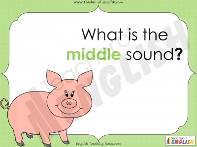 Middle Sounds teaching resources lessons