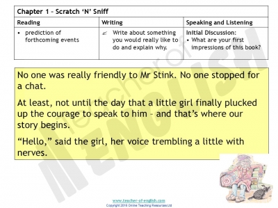 Mr Stink by David Walliams teaching resources unit of work