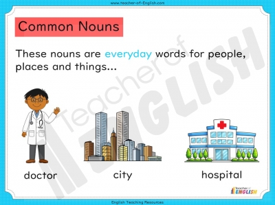 Nouns - Years 3 and 4 teaching resources lesson