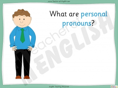 Personal Pronouns - Years 3 and 4 teaching resources lesson