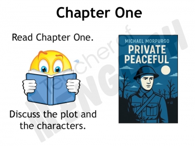 Private Peaceful teaching resources unit of work