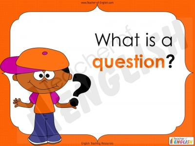 Question Marks - Year 1 teaching resources lesson