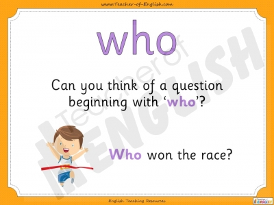 Questions and Question Marks - KS1 teaching resources lessons