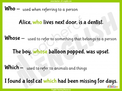 Relative Clauses - Year 5 and 6 teaching resources lesson