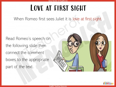 Romeo and Juliet - Act 1, Scene 5 teaching resources lesson