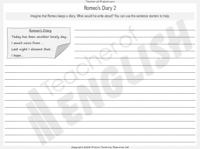 Romeo and Juliet - Act 5 teaching resources lessons