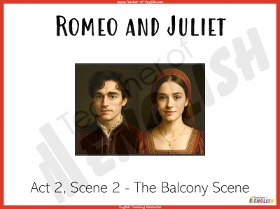 Romeo and Juliet - The Balcony Scene teaching resources lesson