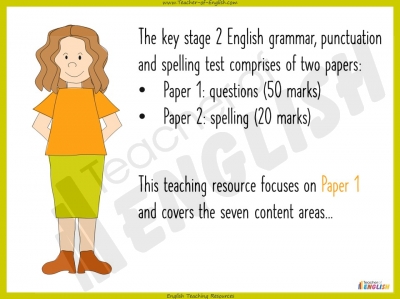 SATs English Grammar and Punctuation Test Preparation - Year 6 teaching ...