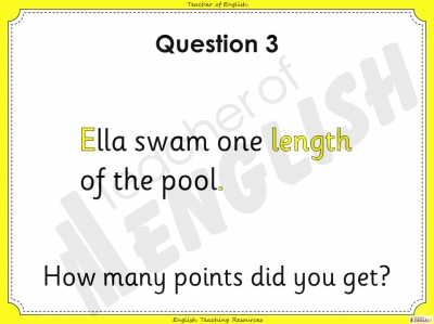 Sentence Dictation 3 - Year 3 teaching resources lesson
