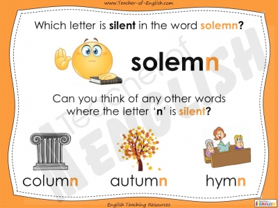 Silent Letters - Year 5 and 6 teaching resources KS2 lessons