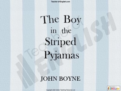 The Boy in the Striped Pyjamas Unit of Work teaching resources unit of work