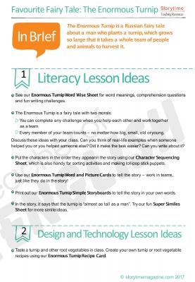 The Enormous Turnip teaching resources lessons