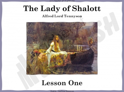 The Lady of Shalott teaching resources unit of work