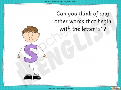 The Letter 's' - EYFS teaching resources lessons