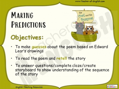 The Owl and the Pussycat - Free Resource teaching resources lesson