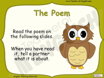 The Owl and the Pussycat - Free Resource teaching resources lesson