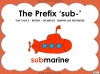 The Prefix 'sub-' - Year 3 and 4 teaching resources lesson