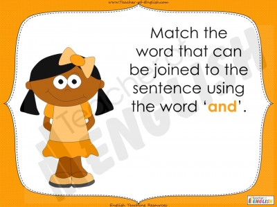 Using 'and' - Year 1 teaching resources KS1 lesson