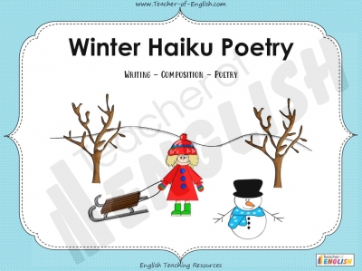 Winter Haiku Poetry teaching resources KS2/3 unit of work