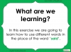 Words Instead of Said - KS2 teaching resources lessons