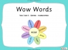 Wow Words - KS2 teaching resources lessons