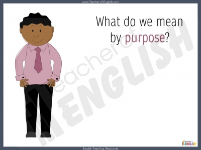 Writing for Different Purposes teaching resources lessons