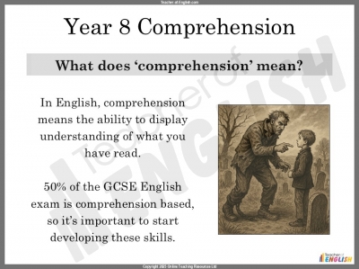 Year 8 Comprehension - Great Expectations teaching resources unit of work